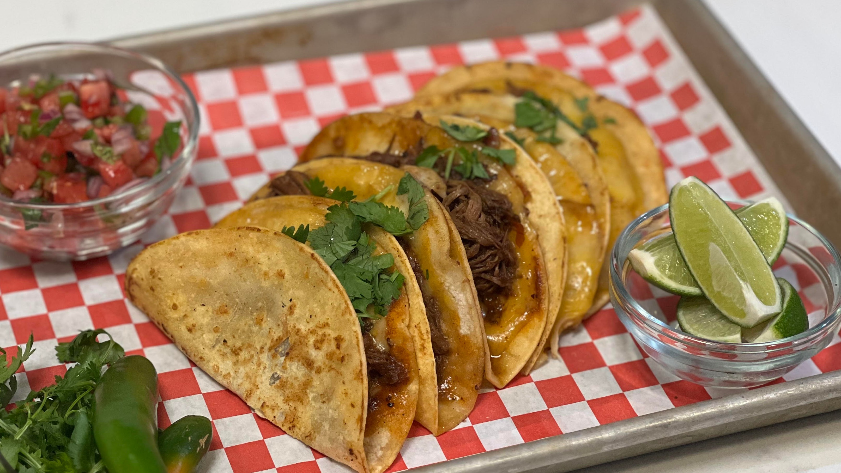 Erica Roby Birria Beef Street Tacos