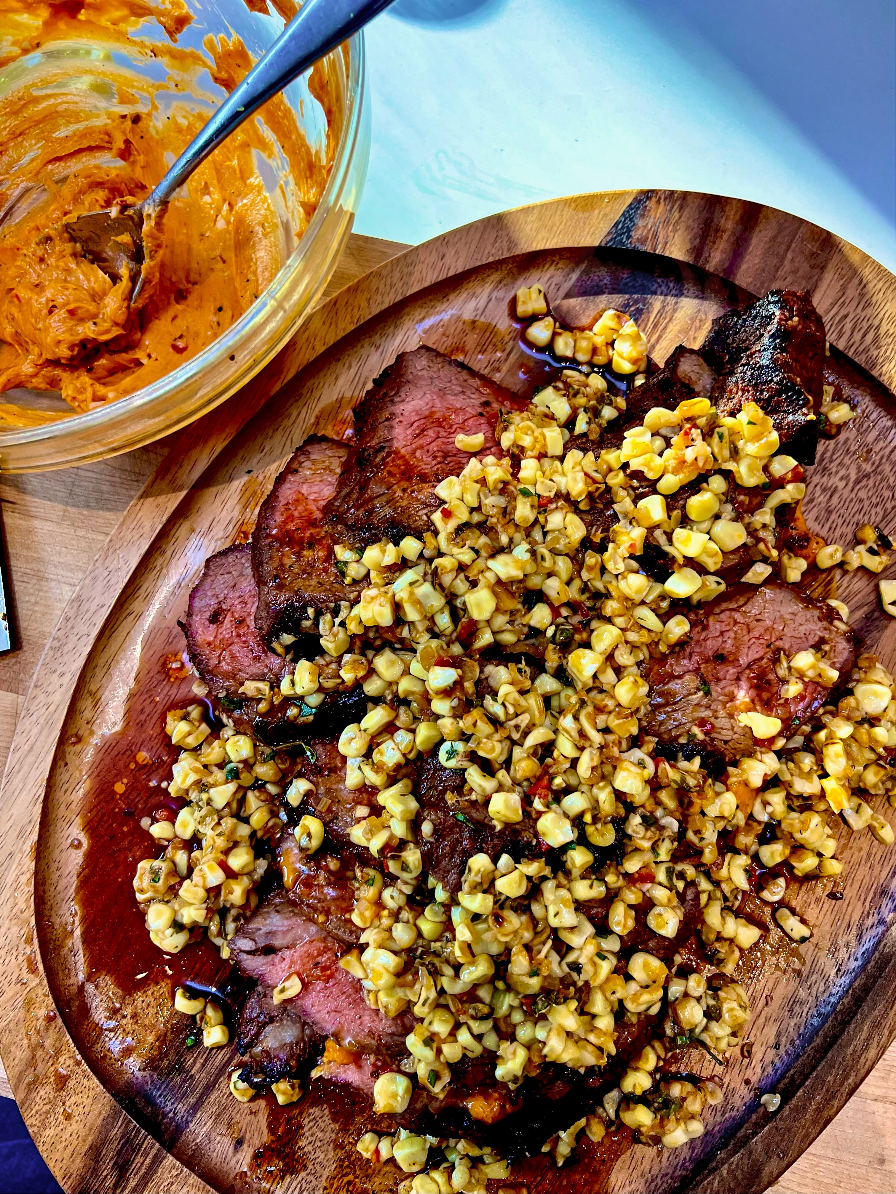 Brooke Williamson- Spiced Tri-Tip with Herbed Corn
